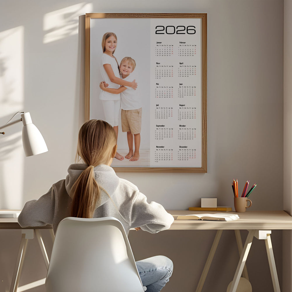 Kalendere 2026 | Moderne grafisk design, norsk naturfoto & personlig ...