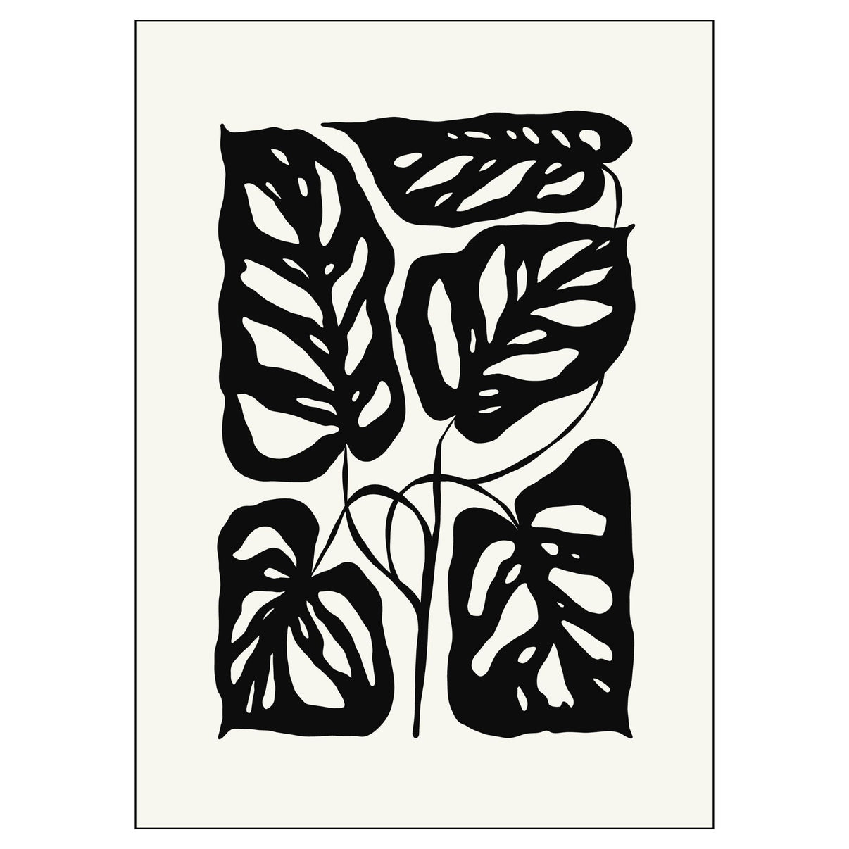 Dark Flowers - grafisk plakat | postergalleriet.no – POSTERGALLERIET