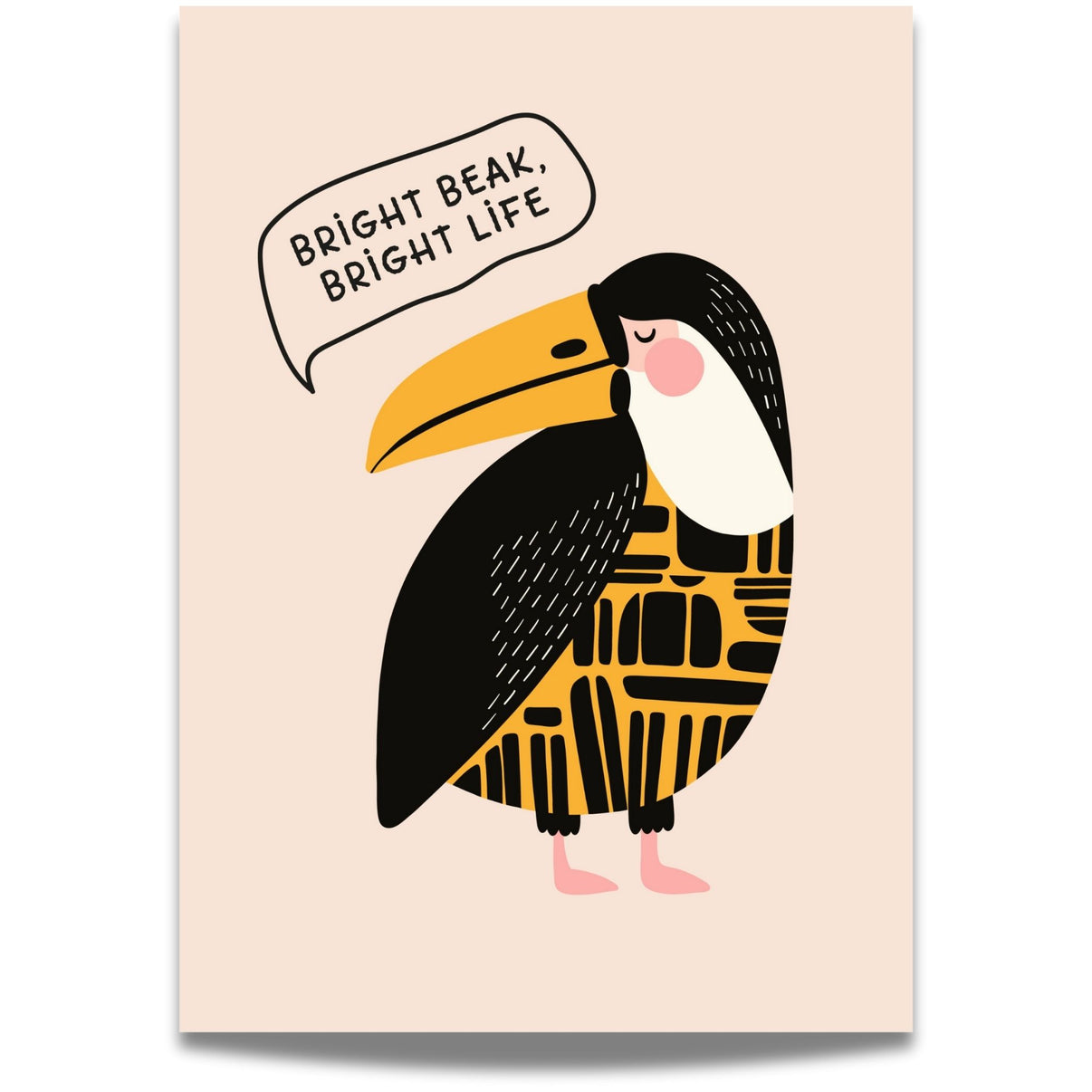 Dream Big Zoo – Tucan - Plakat | postergalleriet.no – POSTERGALLERIET