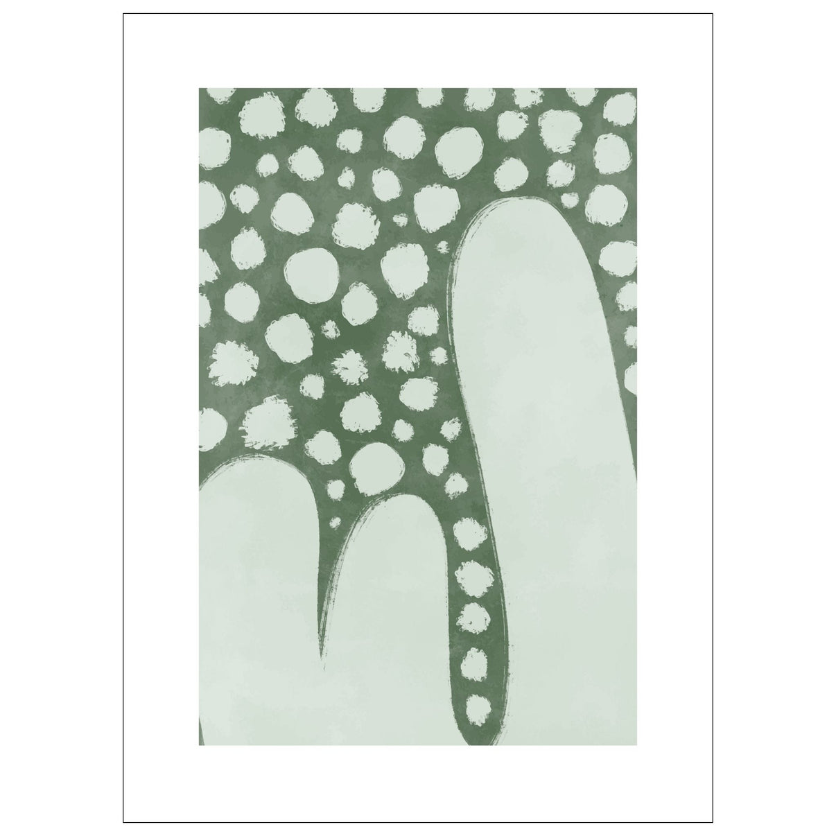 Green Abstract - grafisk plakat | postergalleriet.no – POSTERGALLERIET