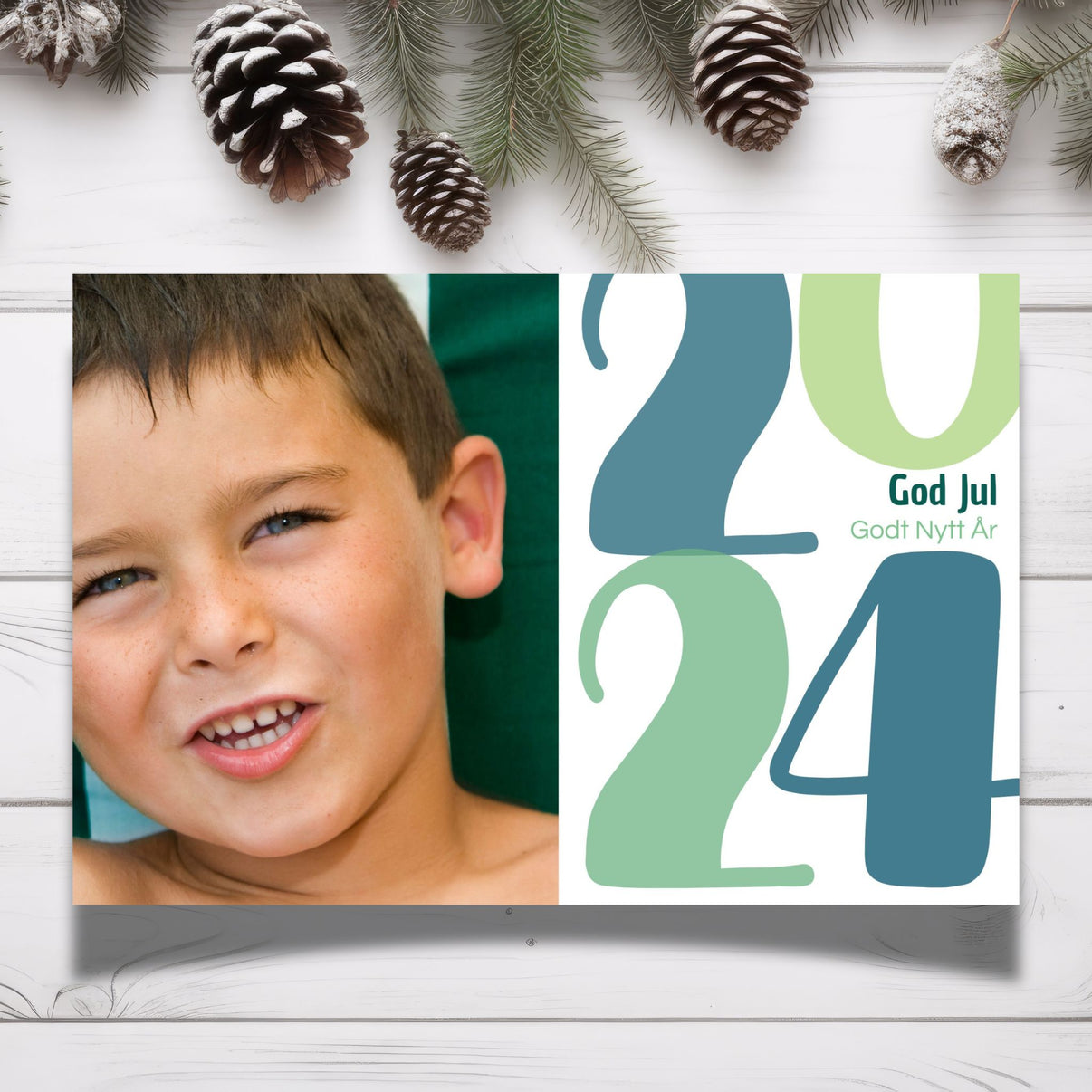 Julekort med personlig bilde | postergalleriet.no – POSTERGALLERIET