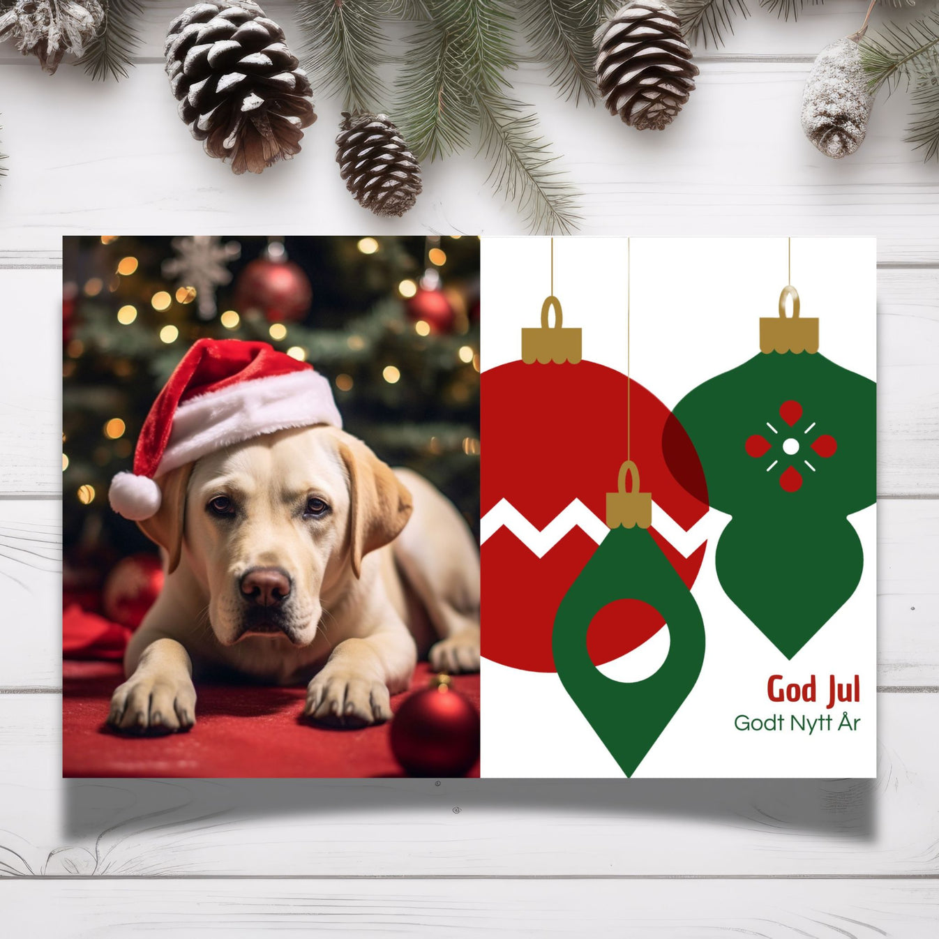 Julekort med personlig bilde | postergalleriet.no – POSTERGALLERIET